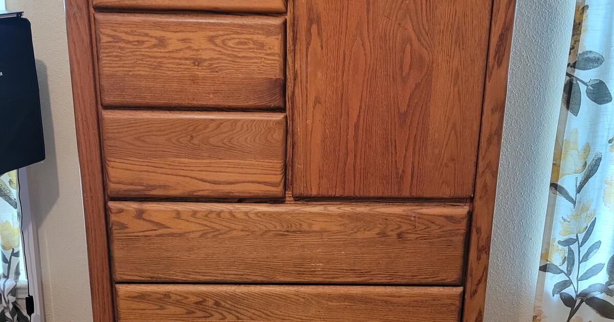 Solid Oak Heavy Arbek Bedroom Furniture FREE for Free in Katy, TX | For ...