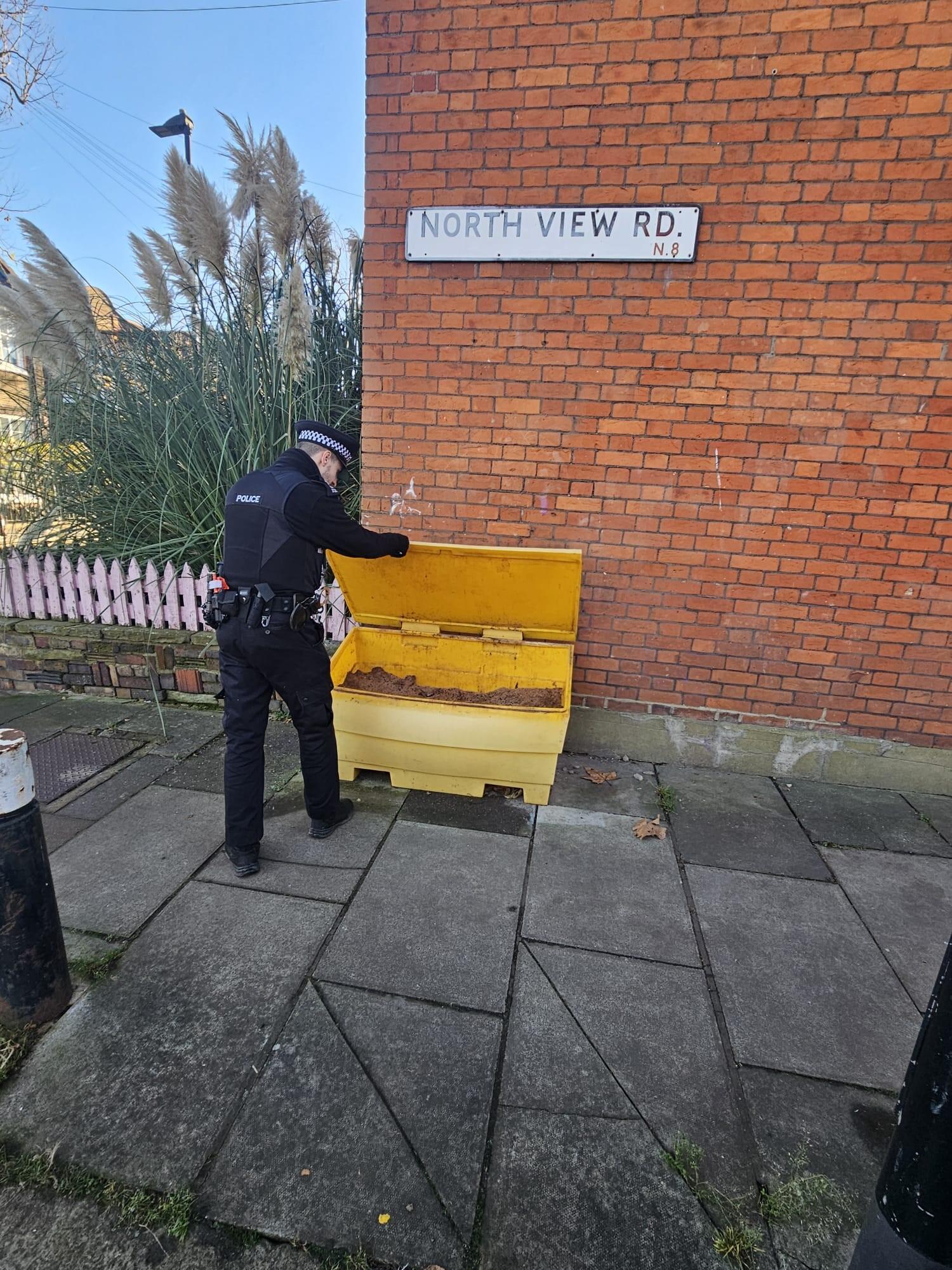 Today, Hornsey officers joined Haringey Council at Moravian Church/Park ...