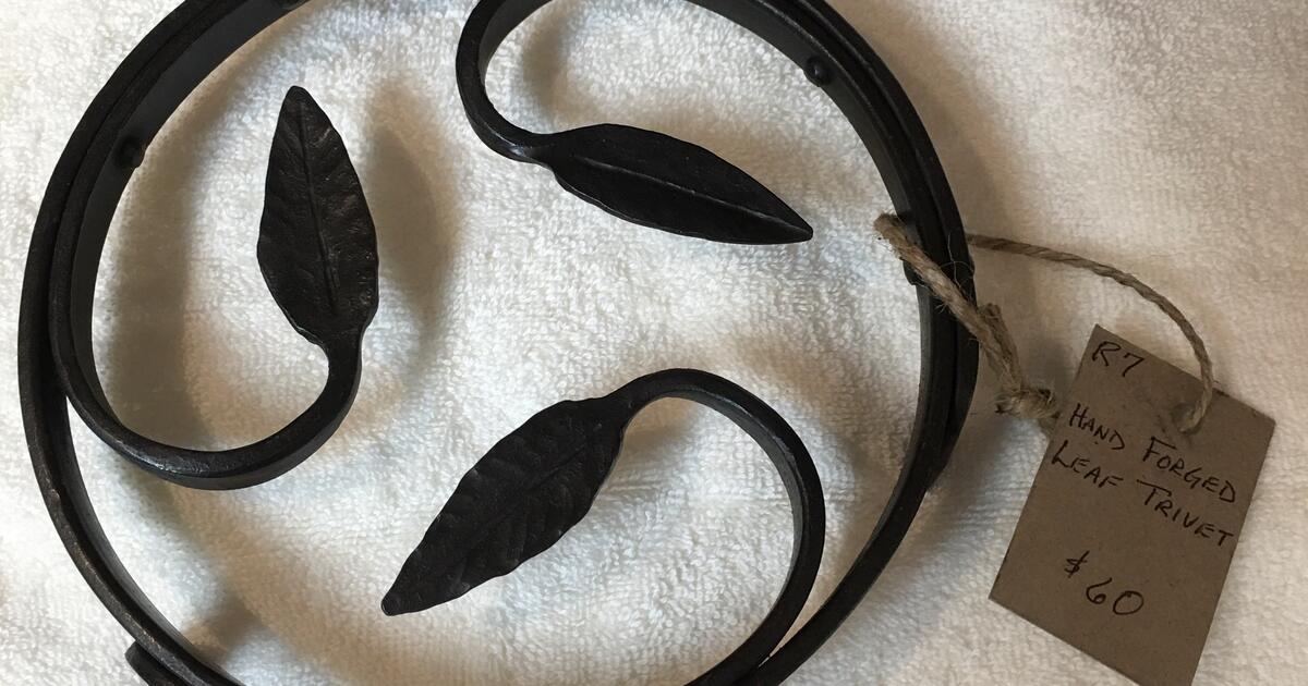 Hand Forged Leaf Trivet -new for $60 in Cincinnati, OH | Finds — Nextdoor