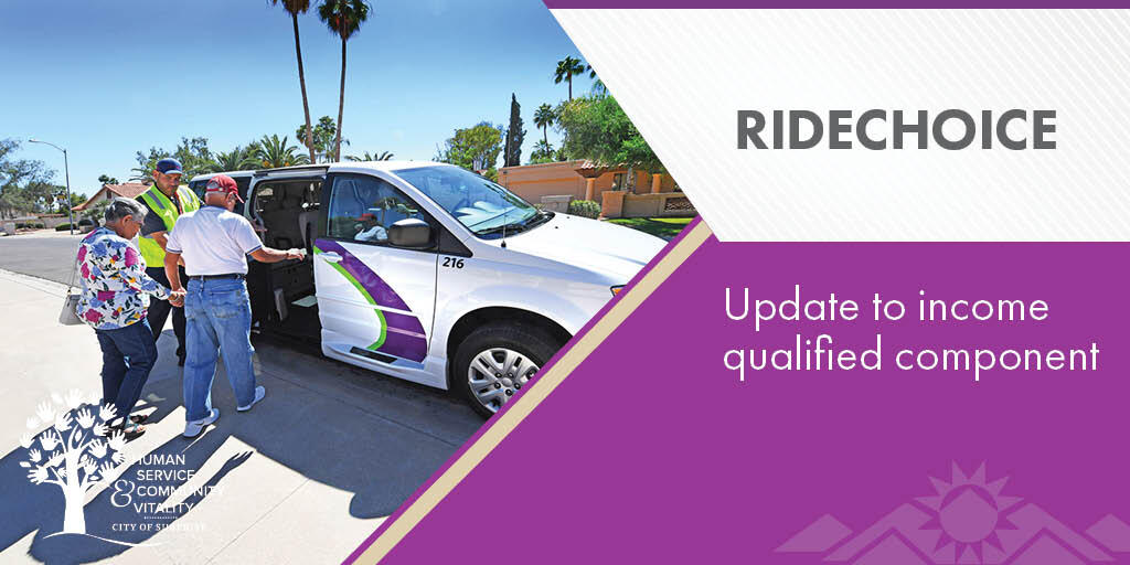 RideChoice transportation service available to income qualified ...