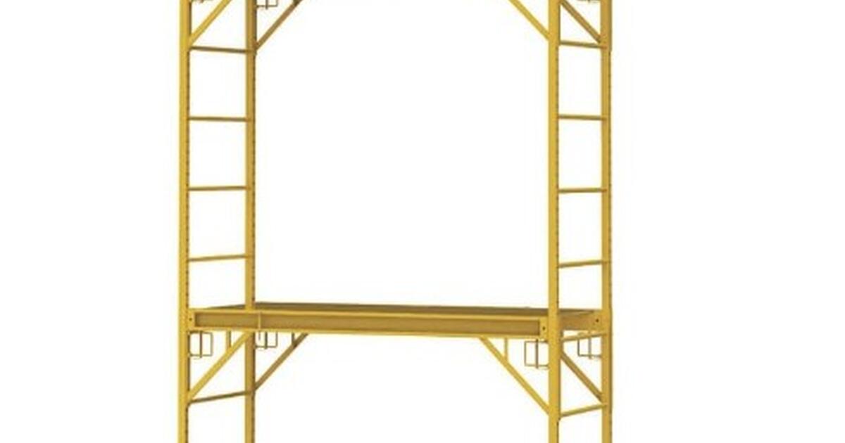 Metaltec Scaffolding (12ft) and platform with trap door. for Free in ...