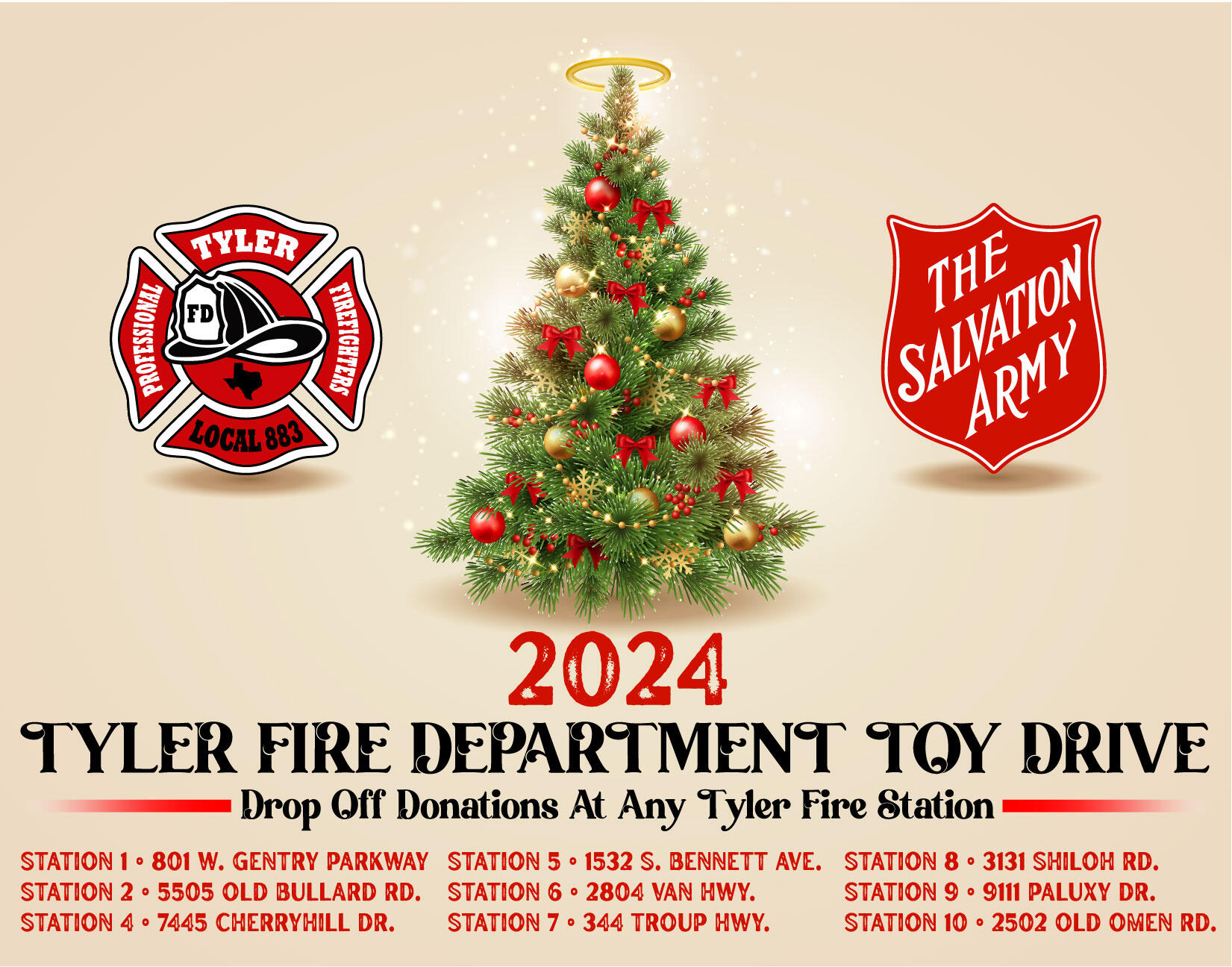 The Tyler Fire Department is hosting a Toy Drive with The Salvation ...