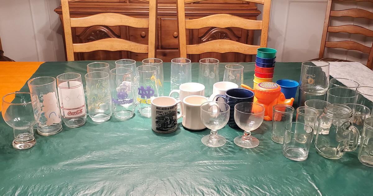 Assorted Glassware, Coffee Mugs, Plastic Cups for $10 in Pittsburgh, PA ...