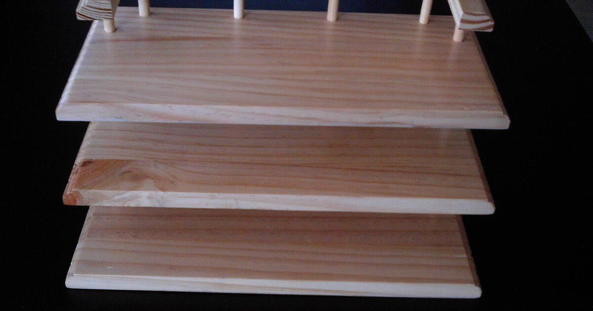 3 STACKABLE WOOD SHELVES for $5 in Cheyenne, WY | For Sale & Free ...