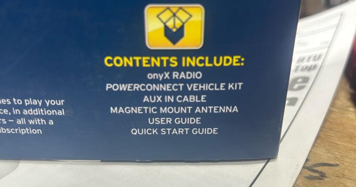 XM onyX Radio with Vehicle Kit for Free in Hot Springs Village, AR ...