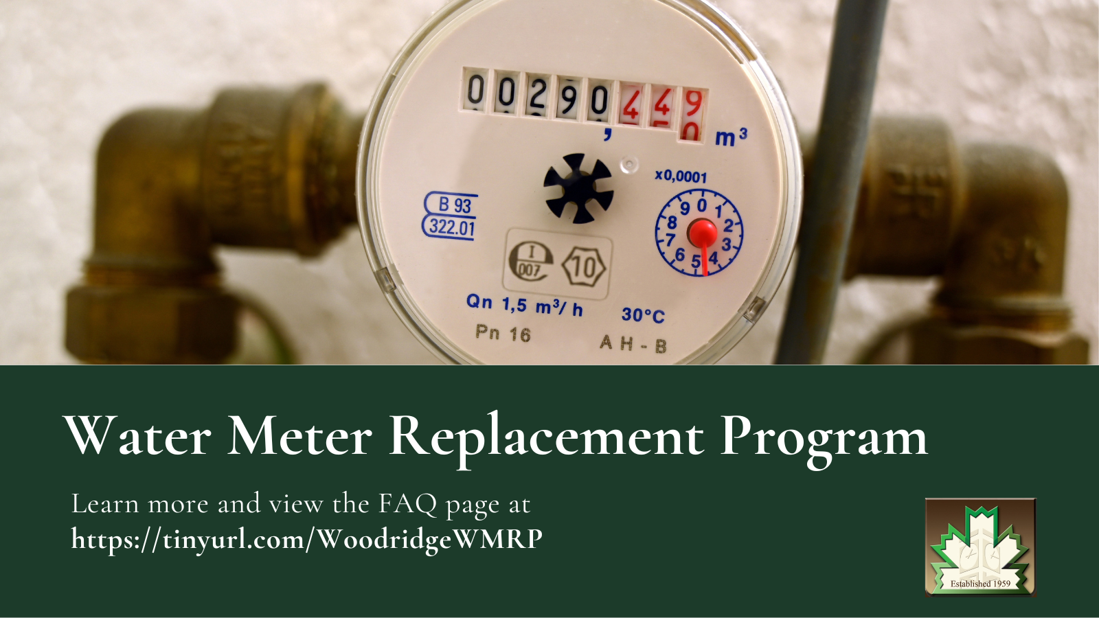 As the Water Meter Replacement Program continues in Woodridge, we want ...