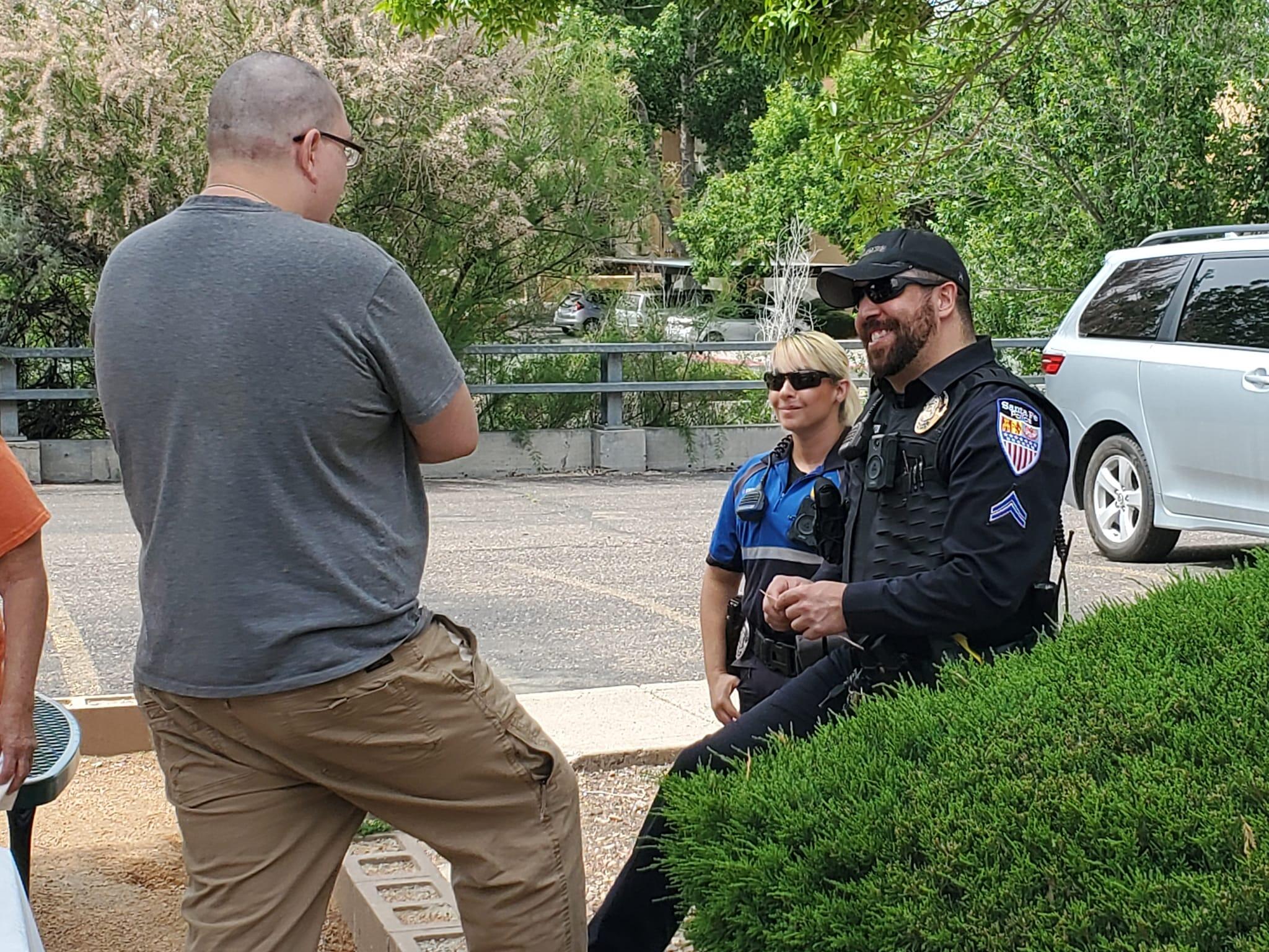 Santa Fe Police Department Congratulates Senior Police Officer Amanda