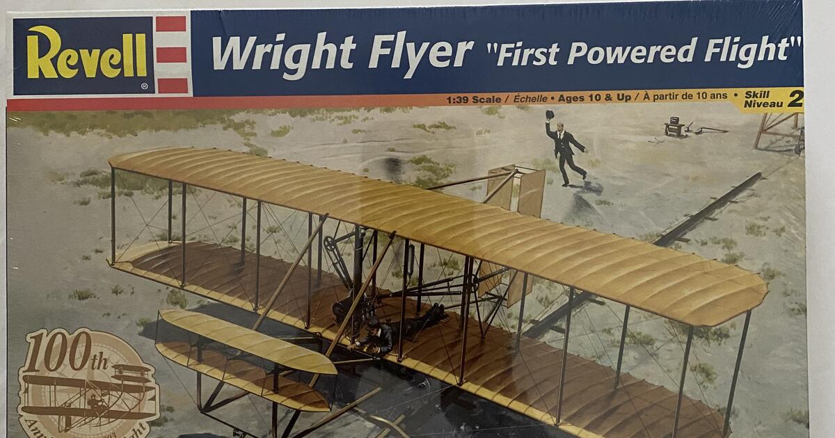 Revell Wright Flyer “First Powered Flight” 2093 unopened, 1:39 scale ...