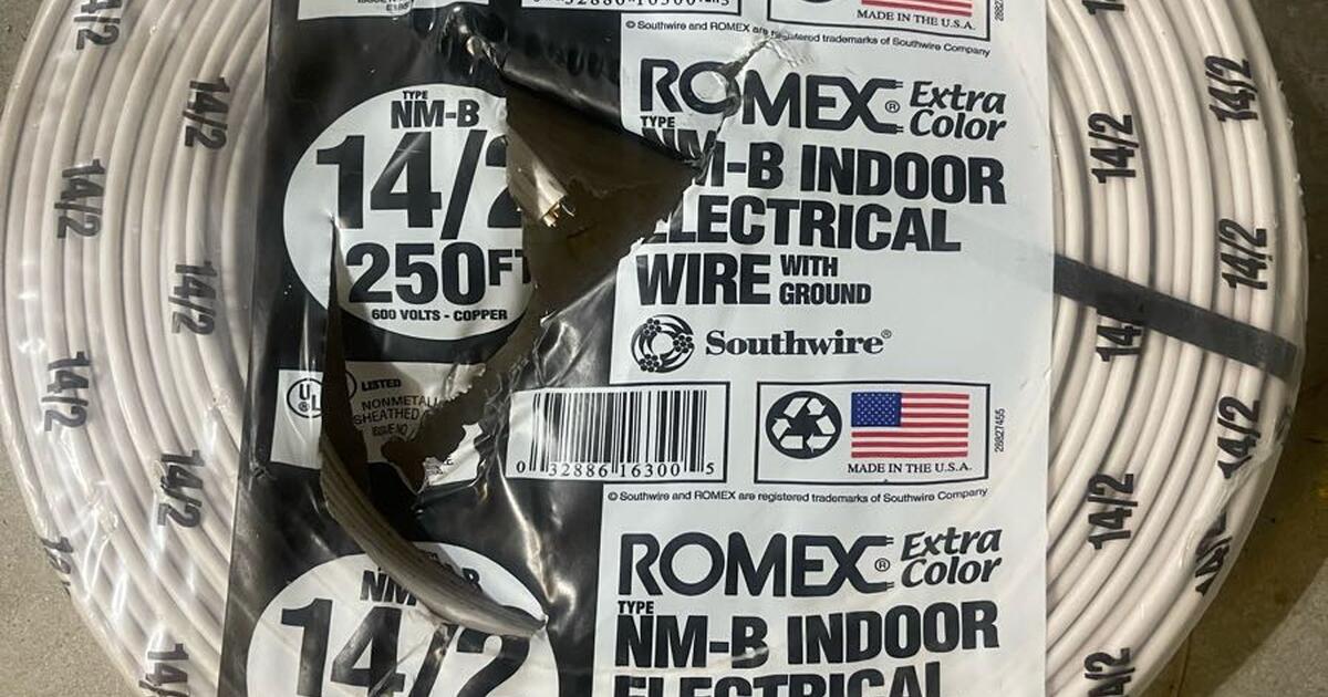Romex NM-B Indoor Electrical Wire 14/2 250ft for $60 in Monument, CO ...