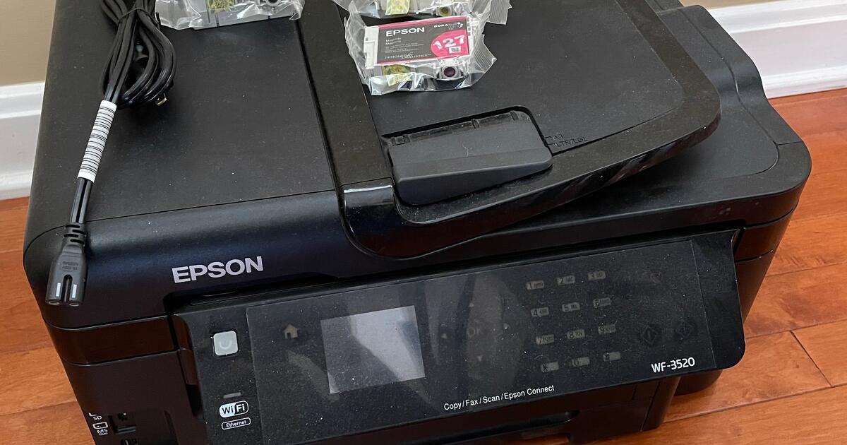 Epson WF-3250 multifunction (scanner/inkjet) for $10 in Carmel, IN ...