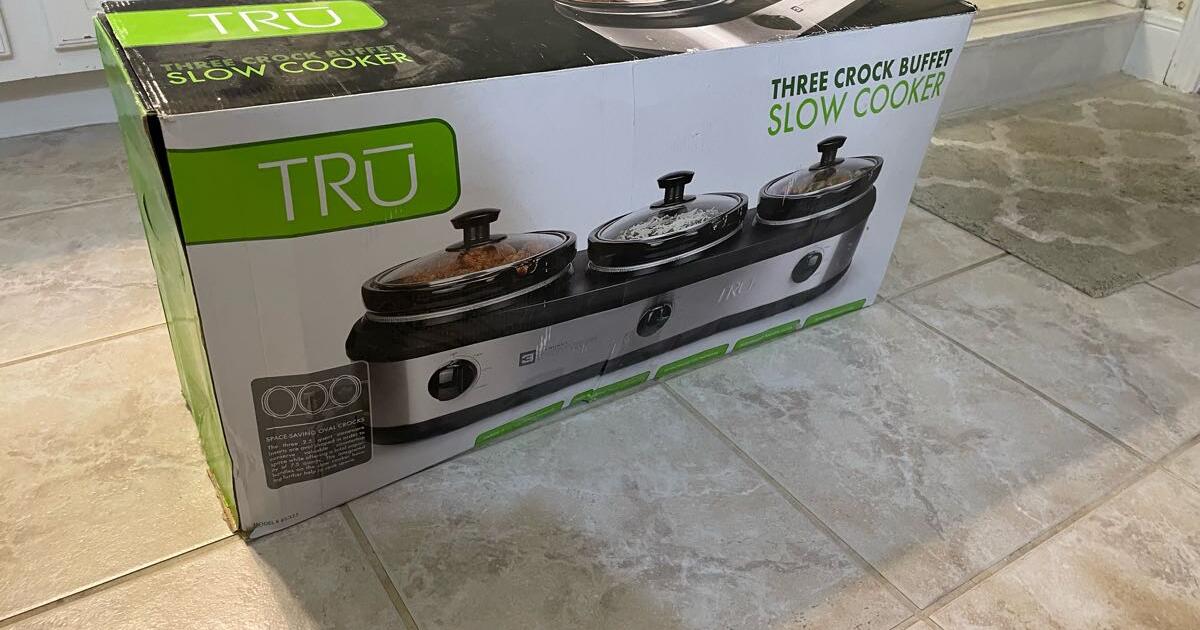 TRU Three Crock Buffet Slow Cooker for Free in Houston, TX | For Sale ...