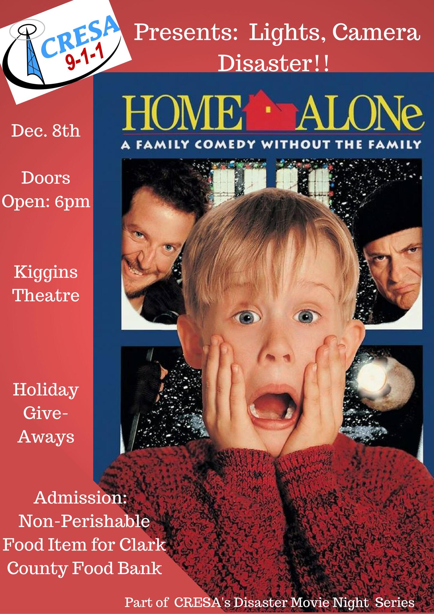 Dec 8: CRESA presents Lights, Camera, Disaster! (Clark Regional ...