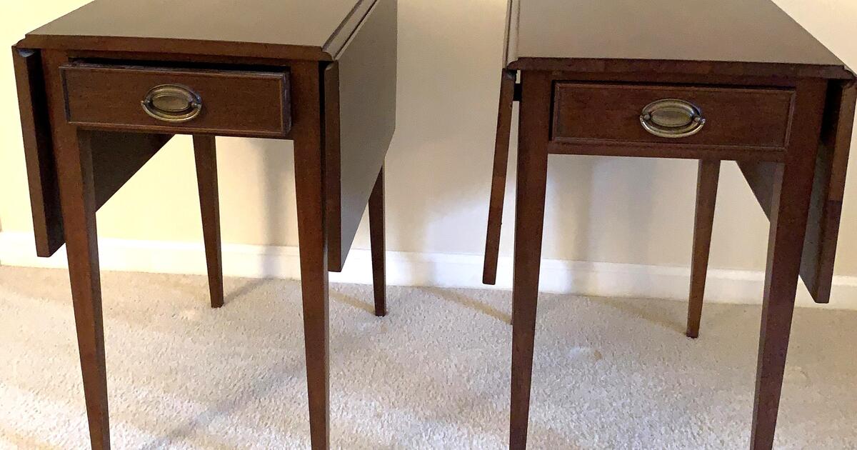 Pair Wooden Drop-Leaf End Tables for $250 in Hilton Head Island, SC ...