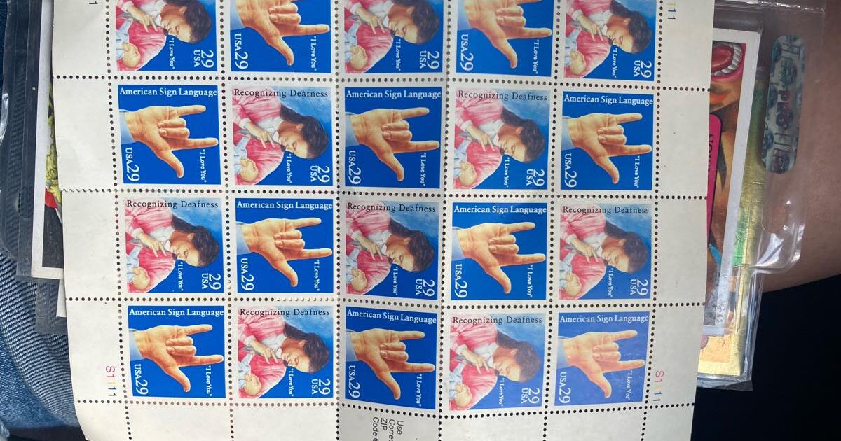 Sheet of American Sign Language Stamps for $20 in Converse, TX | For ...