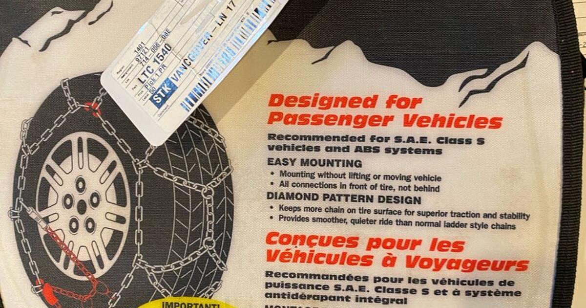 Alpine chains for tires for Free in Portland, OR | For Sale & Free ...