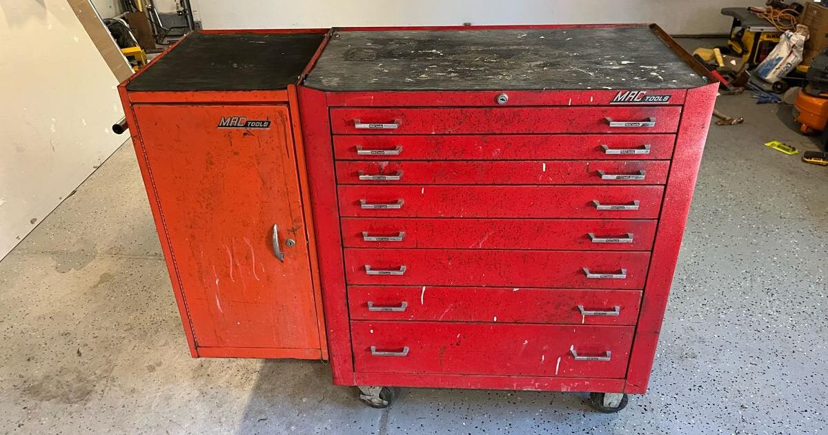 Mac Tools Rolling Tool Chest for $150 in San Jose, CA | For Sale & Free ...