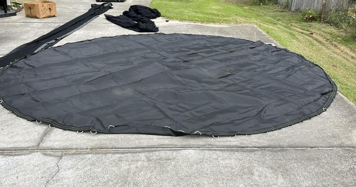 15 FT. NEW TRAMPOLINE JUMPING SURFACE & (2) NEW Safety Nets (Model ...