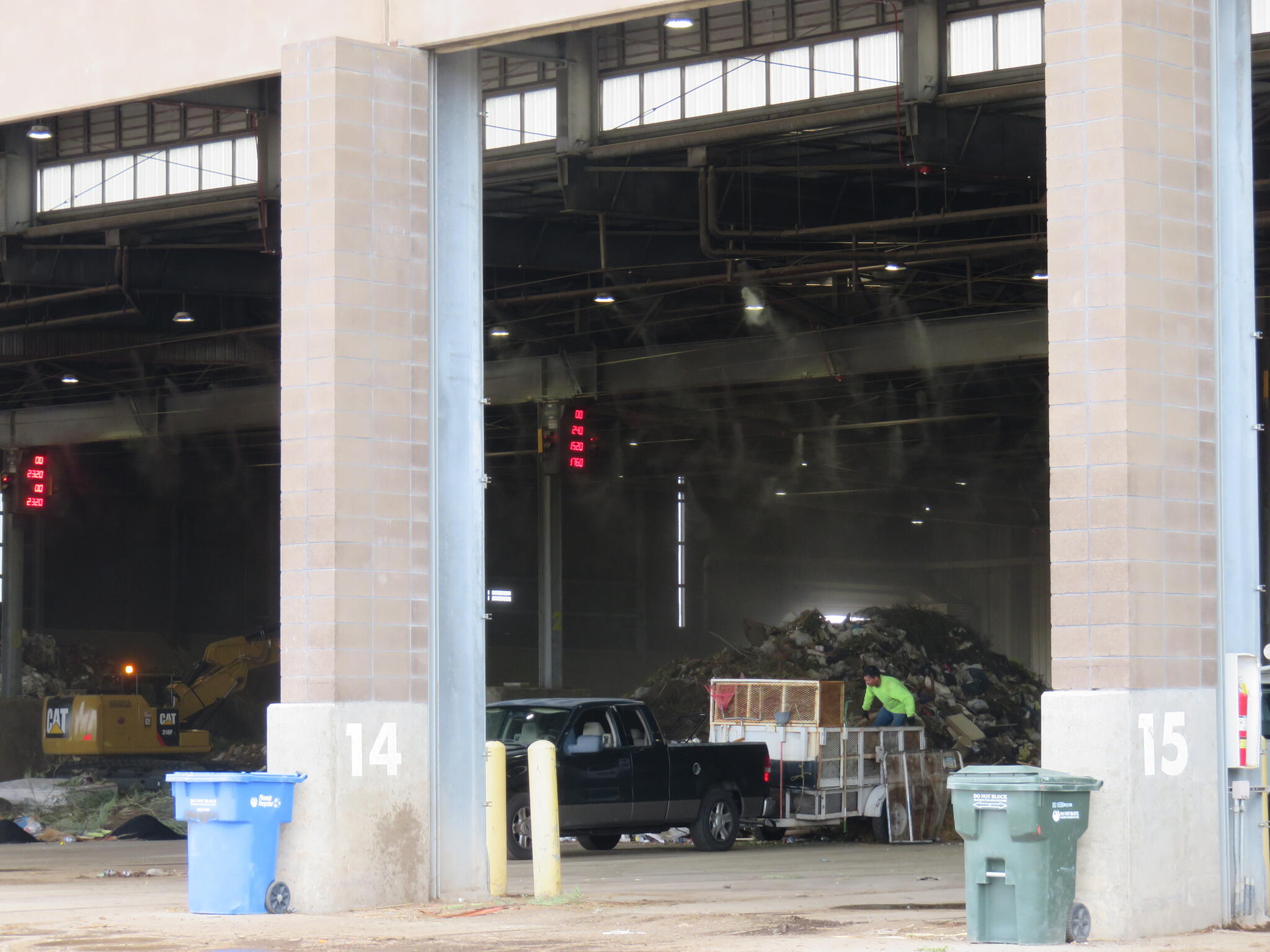 Residential solid waste customers can dump up to one ton of garbage at ...