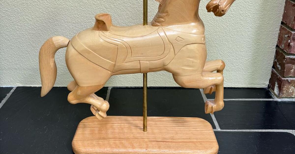 Horse carousel carving for $25 in Olympia, WA | For Sale & Free — Nextdoor