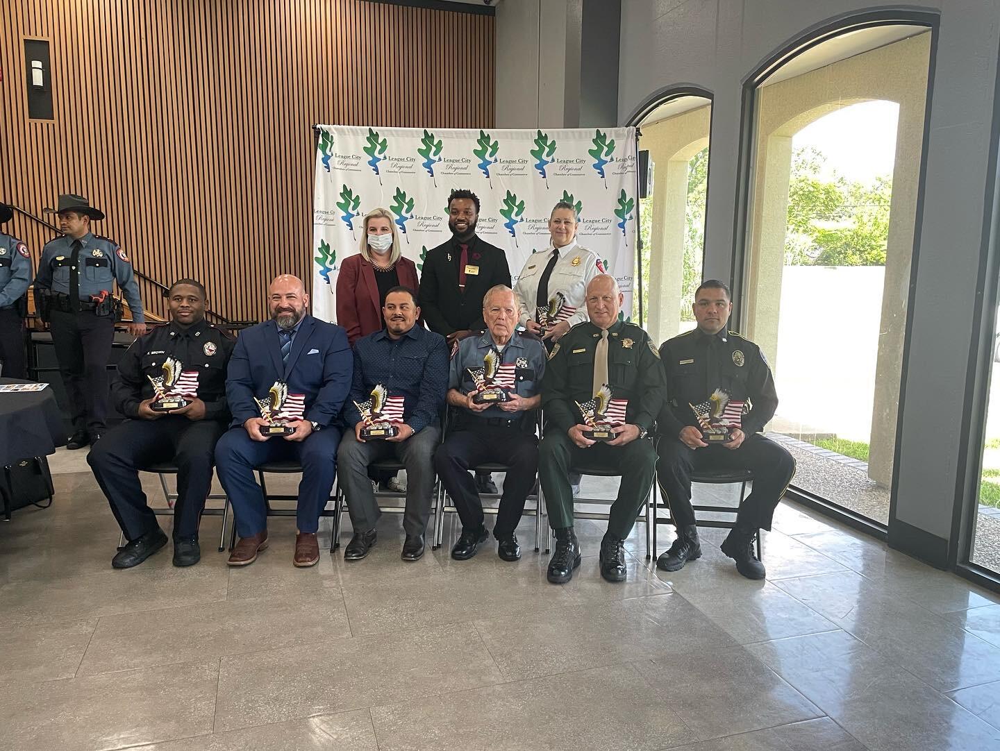 Kemah Police Officer receives The Patriot Award (Kemah Police ...