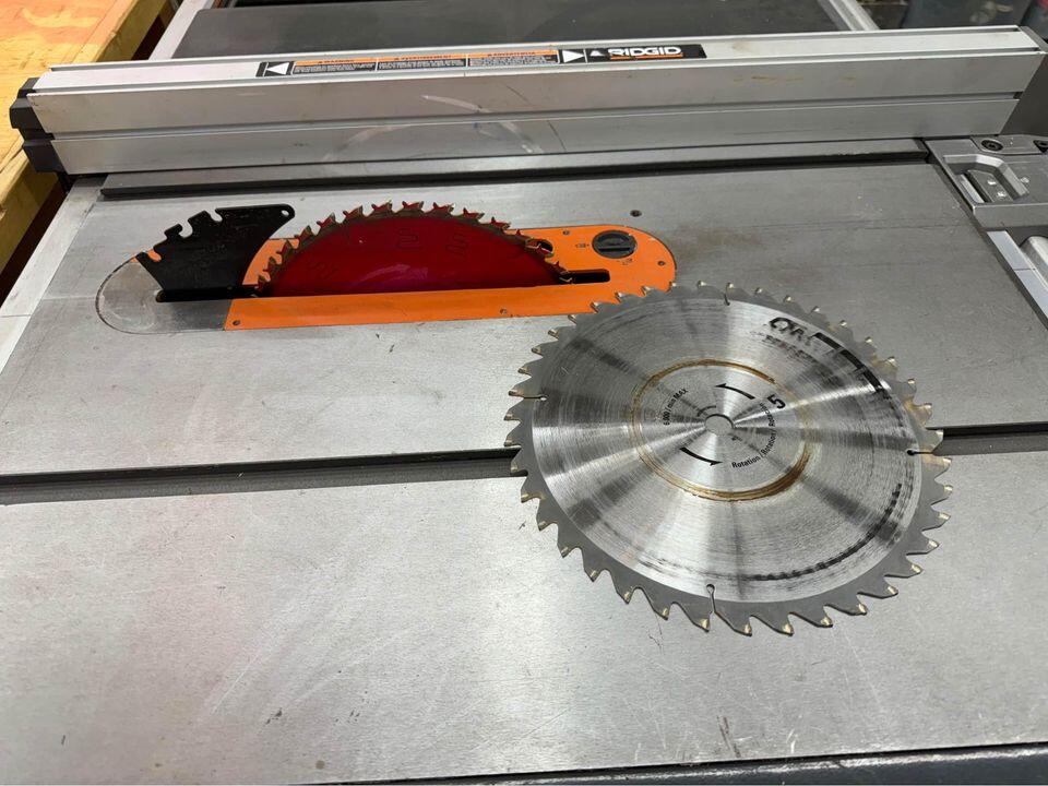 RIDGID R4520 Contractor Table Saw for $480 in Rancho Cordova, CA | For ...