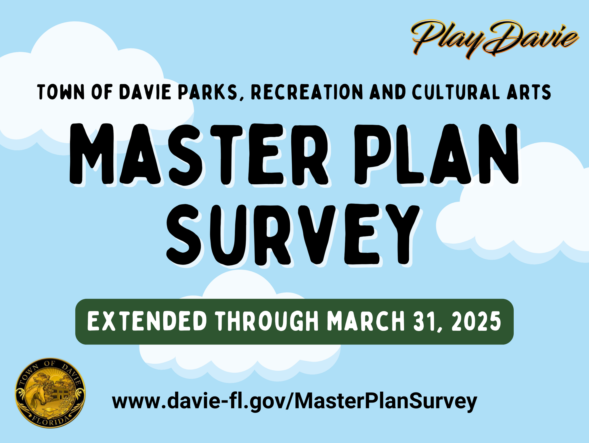 📣 The Parks and Recreation Master Plan Survey has been extended through ...