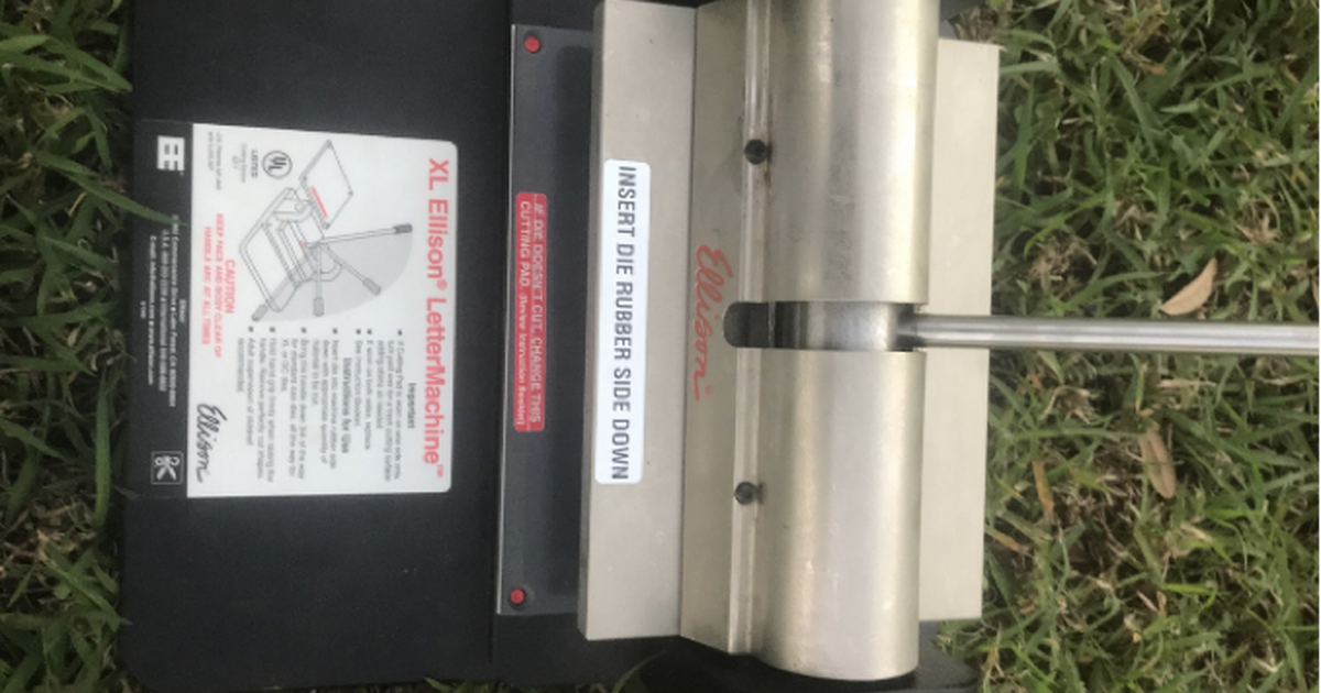 Ellison Die Cutter with 22 Dies! for $200 in Seminole, FL | For Sale ...