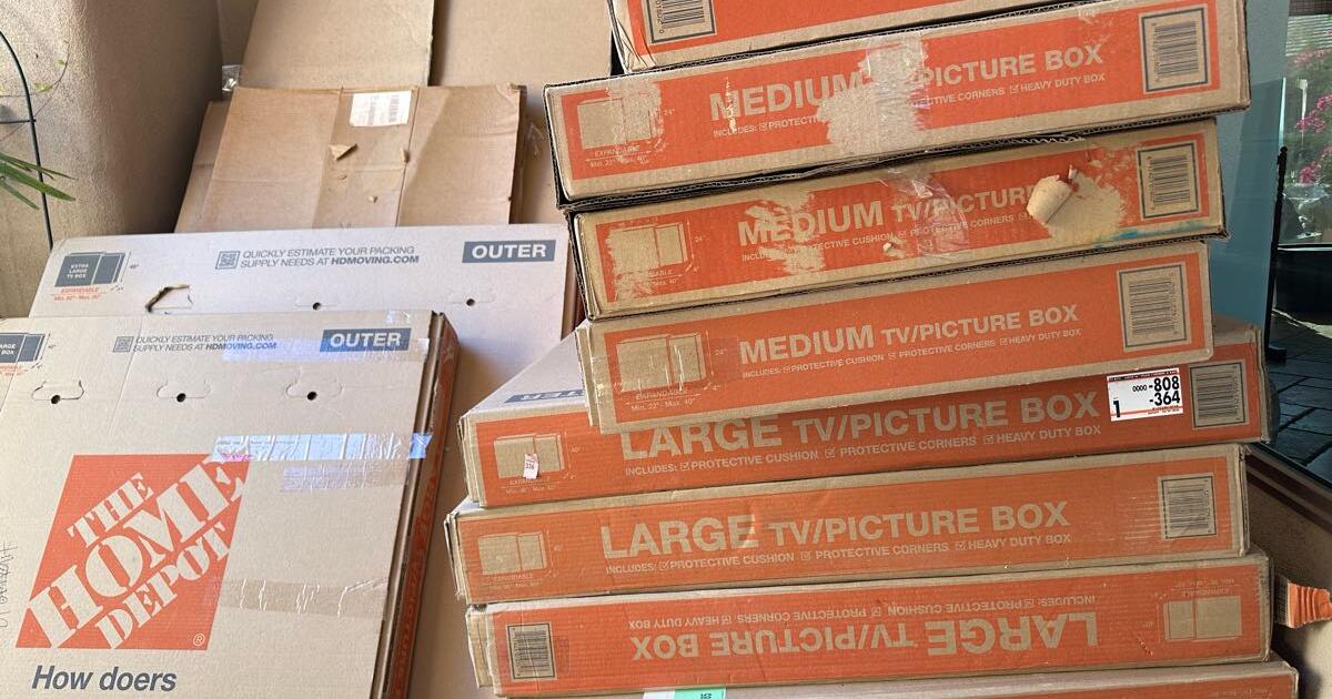 Various Sized TV/Mirror/Picture Moving Boxes for Free in Scottsdale, AZ ...