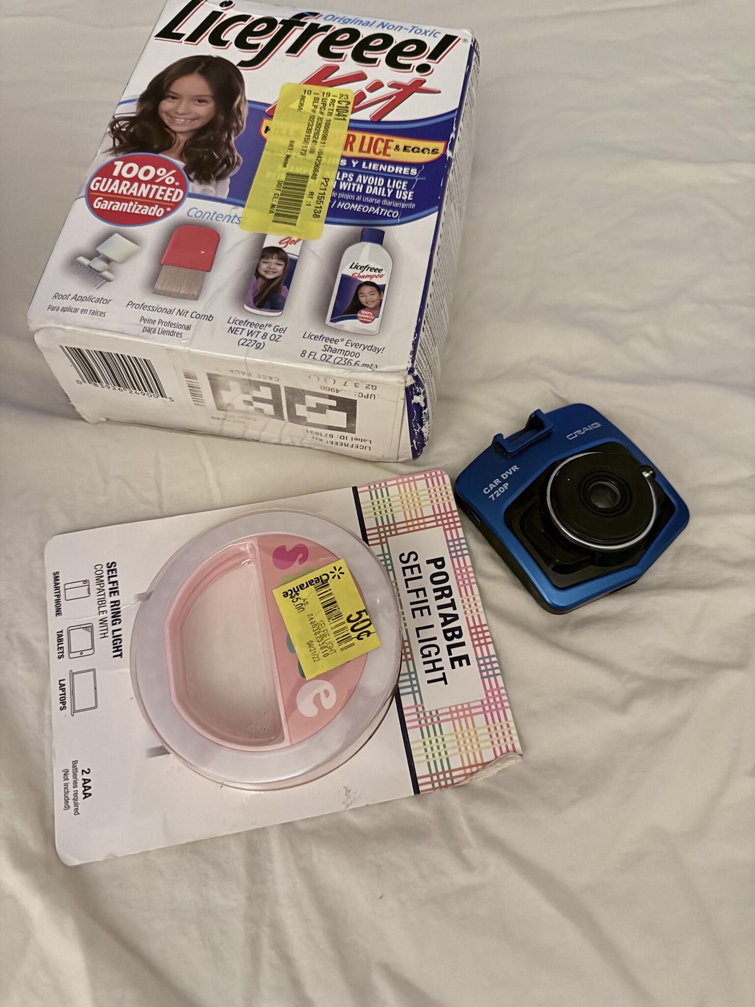 Licefreee Kit, Portable Selfie Light, and Car Camera for Free in ...