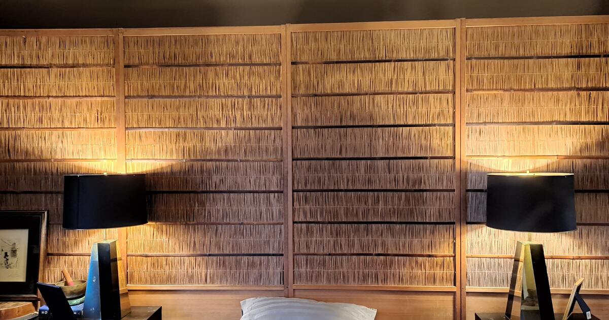 Vintage Japanese Reed Screens. for $30 in Seattle, WA | For Sale & Free ...