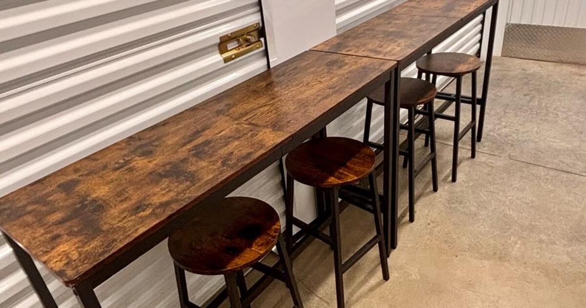 Set of 2 Bar Tables and 4 Stools for $77 in Seattle, WA | For Sale ...
