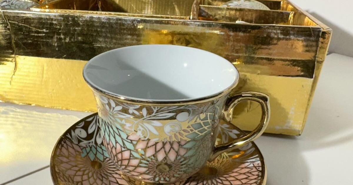 12 Piece Vintage Tea Cup & Saucer Set for $25 in Palm Desert, CA | For Sale & Free — Nextdoor