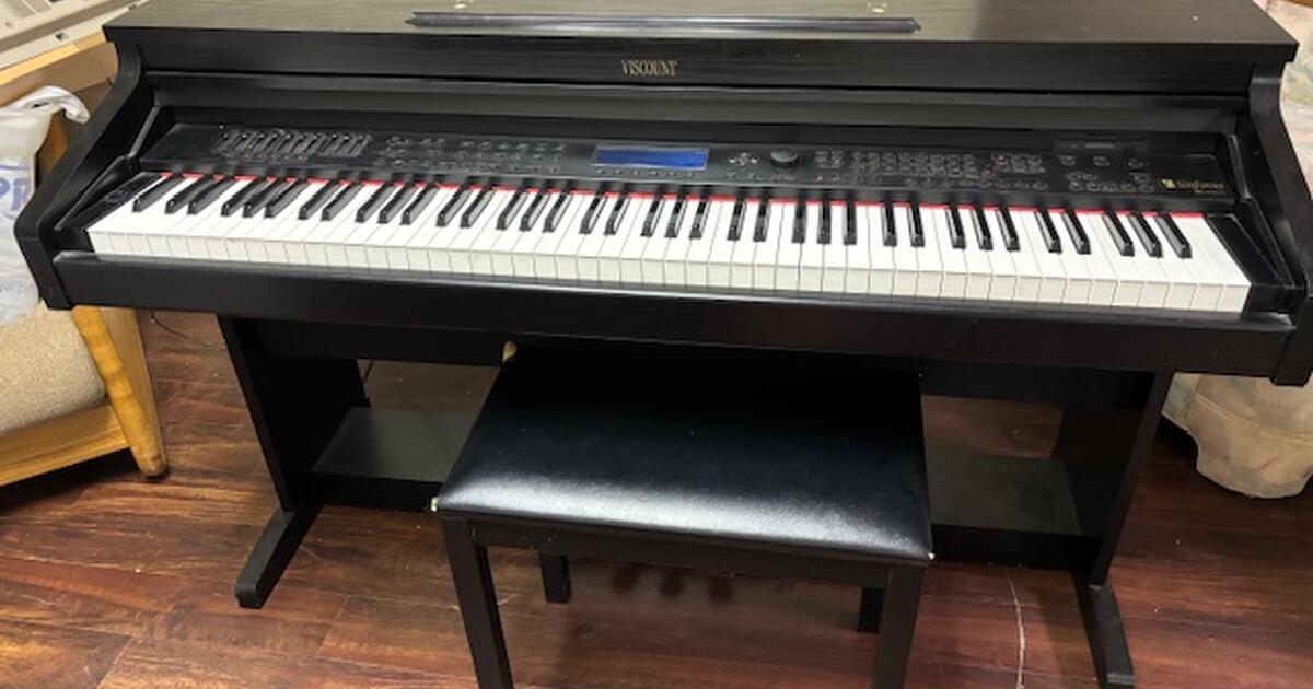 Viscount Sinfonia Digital Piano with Weighted Keys Black for $390 in Easton, PA | For Sale ...