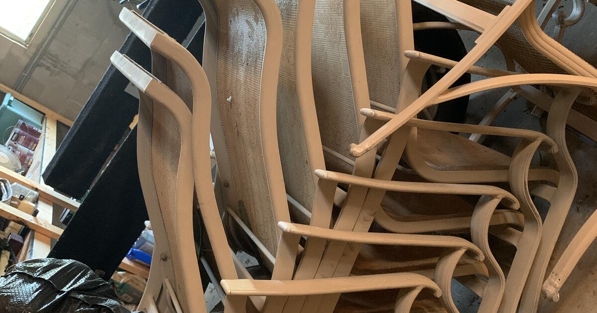 Anodized Aluminum Outdoor Chair Frames (need slings) for $100 in Panama ...