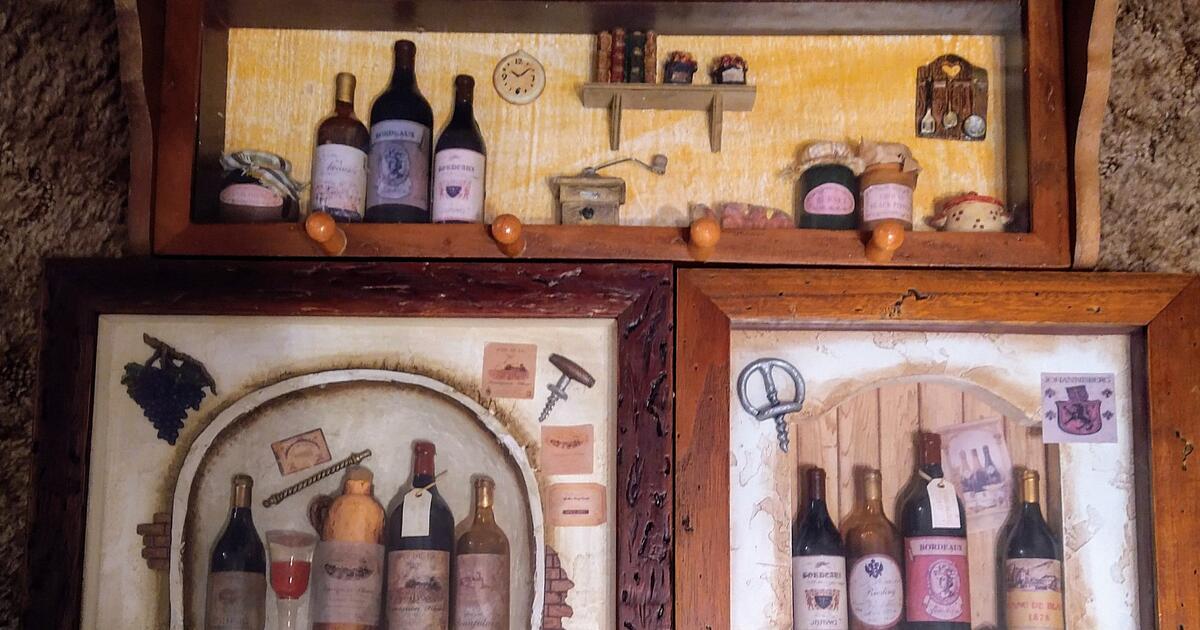 Vintage Wine Shadow Box Wall Art for $35 in Nashville, TN | For Sale ...