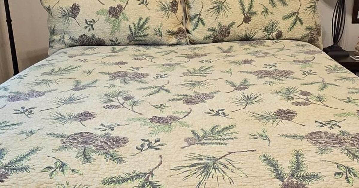 Pinecone Pattern Bedding Set for $20 in Hot Springs Village, AR | For ...