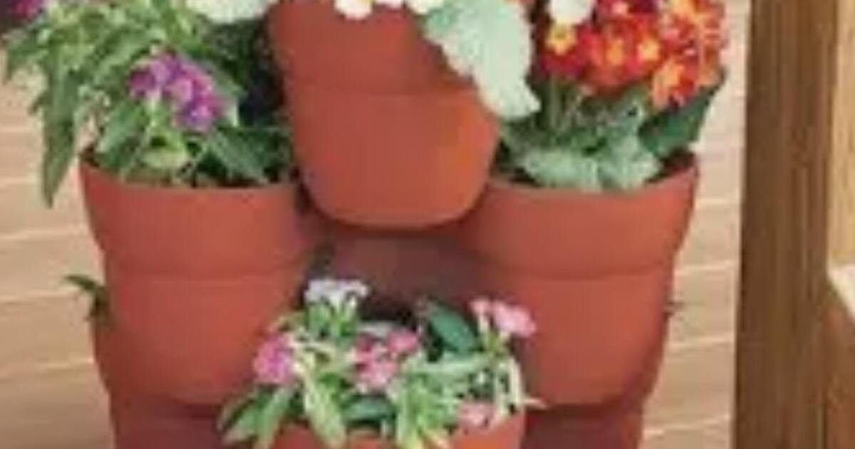 3 Tier Stackable Garden Indoor / Outdoor Planter Set for $20 in Katy ...