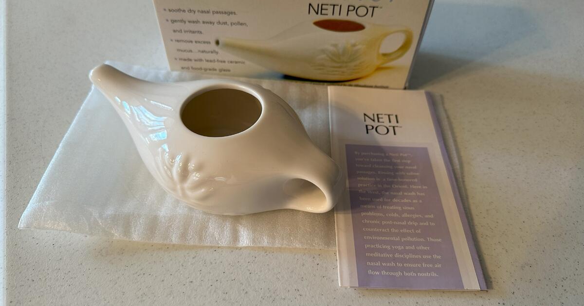 Neti Pot - lead-free ceramic for $5 in Jackson, WI | For Sale & Free ...