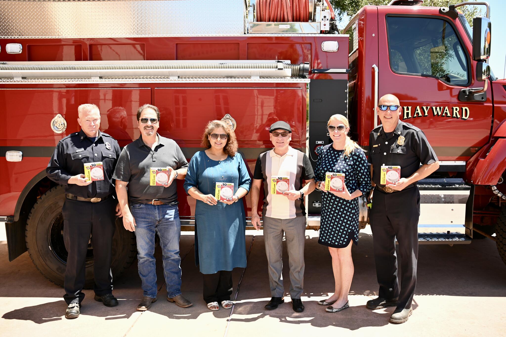 Request a free smoke detector from the Hayward Fire Department (City of ...