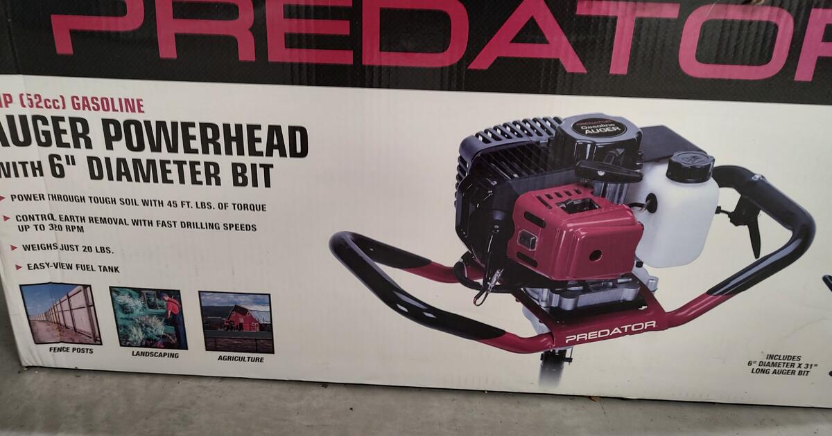 PREDATOR Gas Powered Earth Auger Posthole digger for $185 in Vista, CA ...