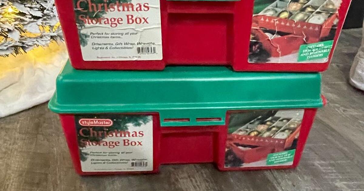 FREE 2 StyleMaster Christmas ornament Storage Box for Free in Ocoee, FL ...