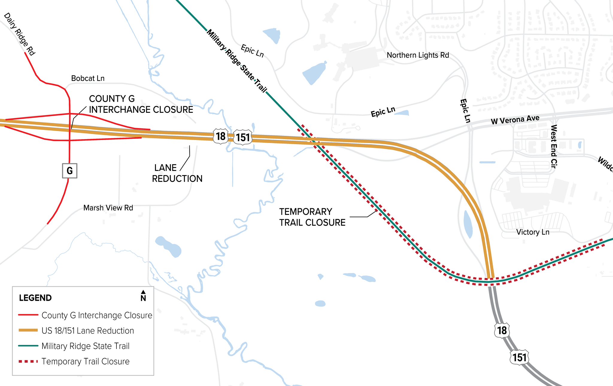 🚧 WisDOT is set to begin construction along US 18/151 between County G ...