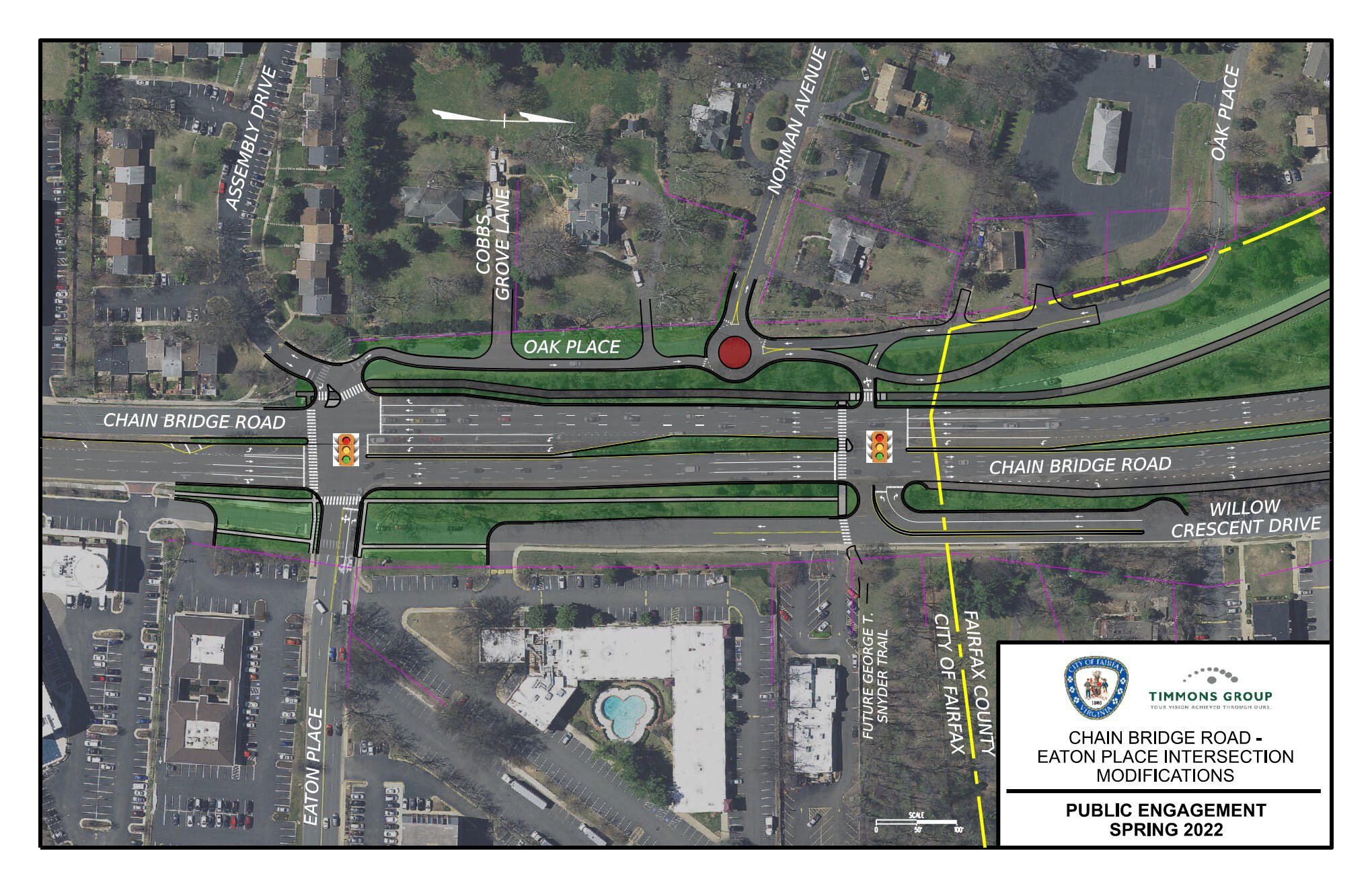Fairfax City News: Engage on Chain Bridge Road/Eaton Place Intersection ...