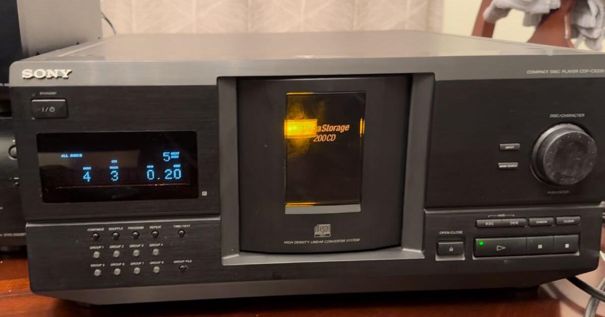 Sony CDP-CX230 200 disc changer for $80 in Plano, TX | For Sale & Free ...