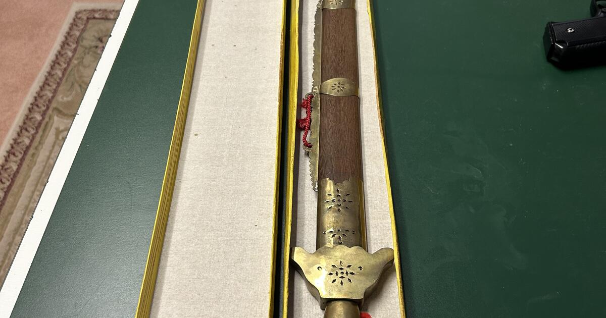 Decorative Swords with Case for $8 in West Lafayette, IN | For Sale ...