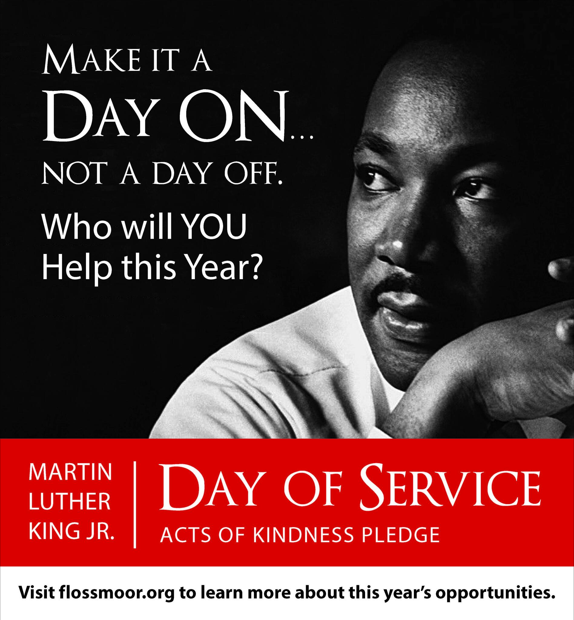 Dr. Martin Luther King, Jr. Day of Service Acts of Kindness Pledge ...