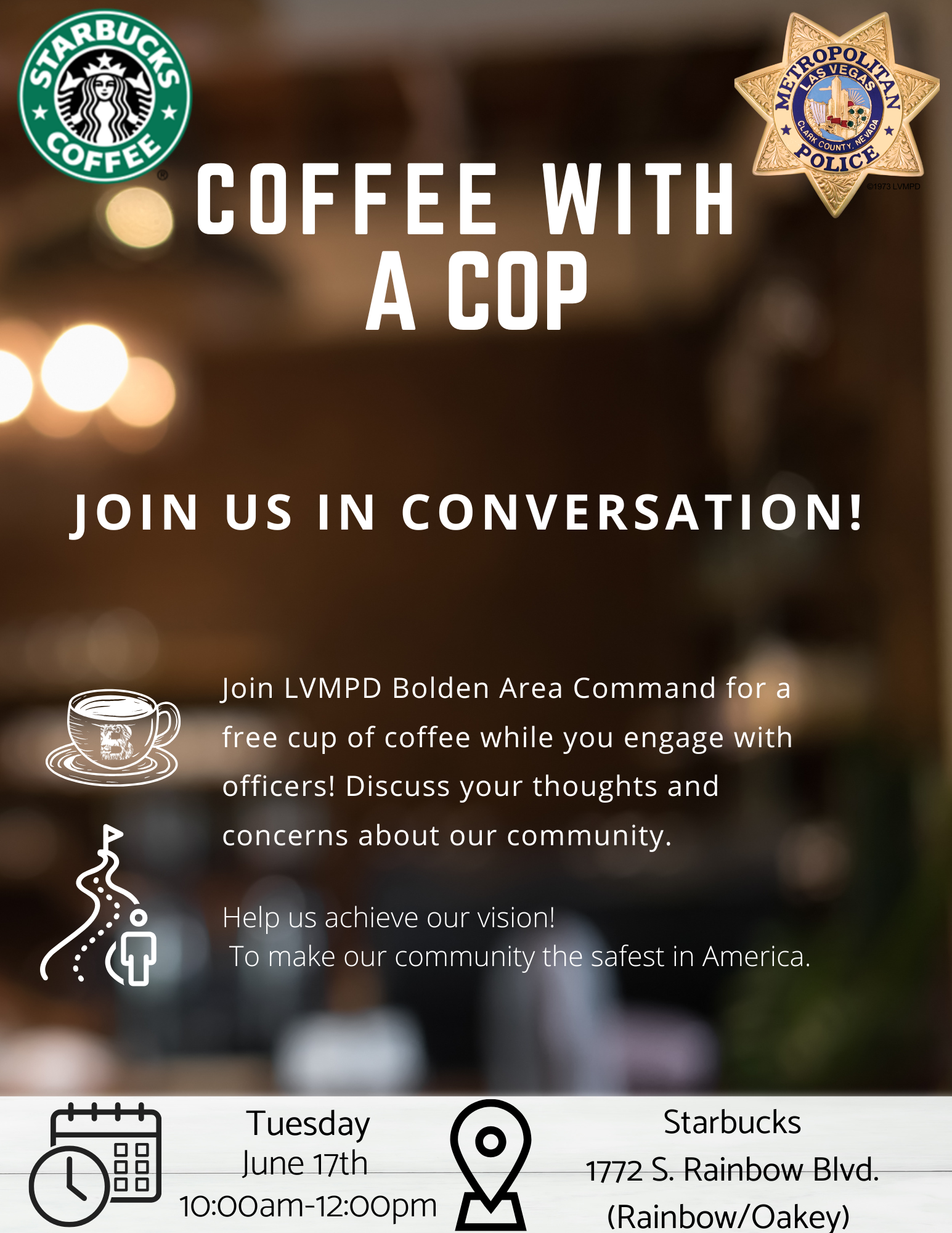 The best part of waking up, (Las Vegas Metropolitan Police Department ...