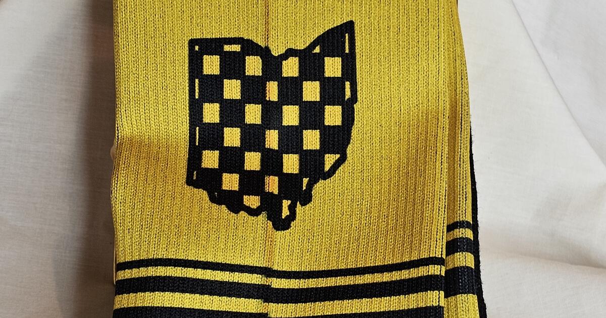 Columbus Crew Colors "Where I'm From " Checkered Ohio Yellow and Black ...