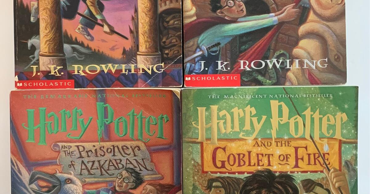 Set of #1-4 HARRY POTTER Books, Kids Books, J. K. Rowling for $14 in ...