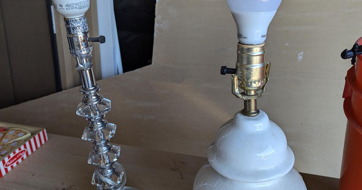 Lamps Without shades. Free for Free in Belmont, CA | For Sale & Free ...